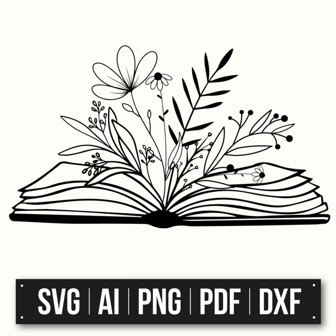 Botanical Book Design | Floral Line Art | Minimalist Illustration ...