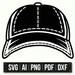 Baseball Cap Vector Design | Instant Download | Hat SVG | Cricut Files ...