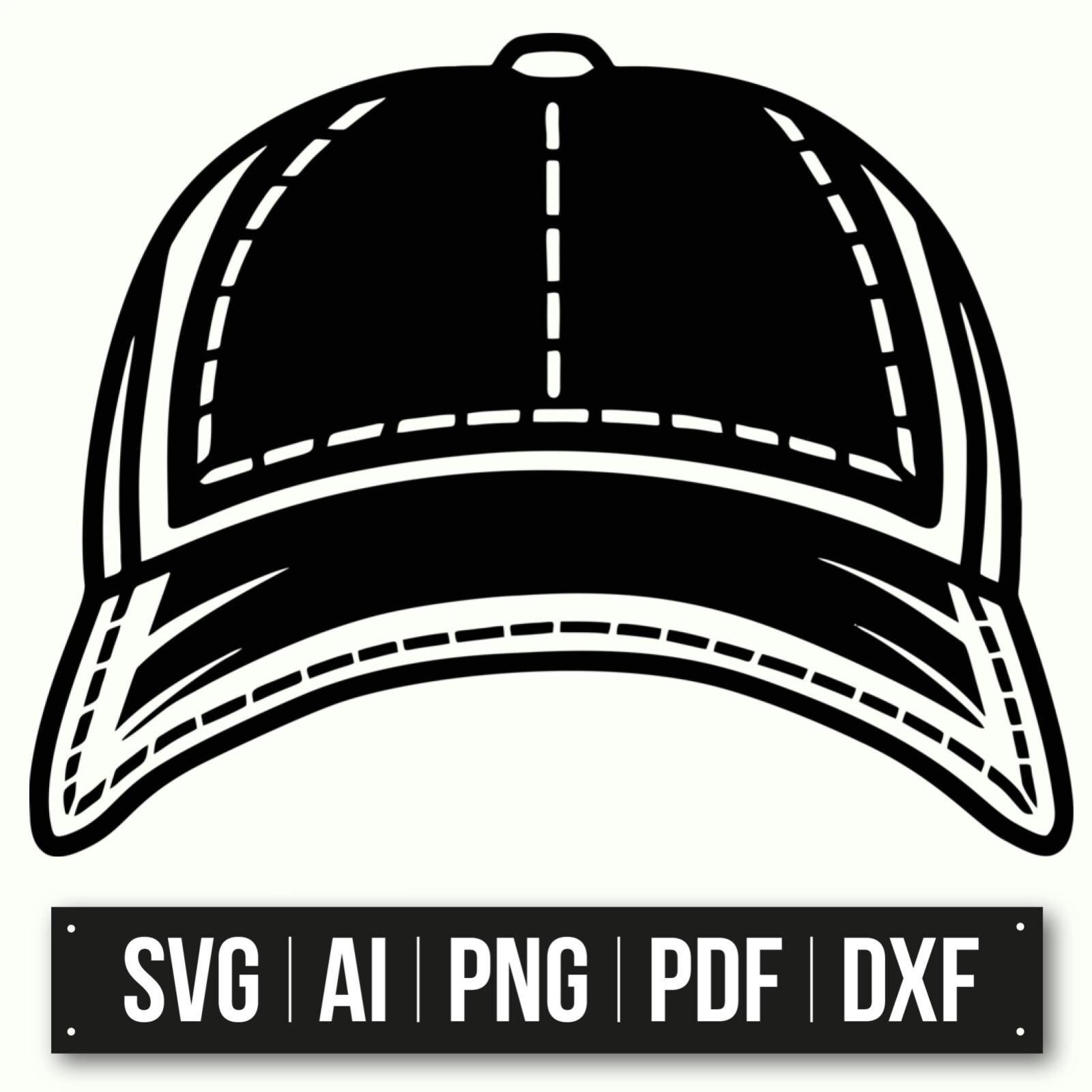 Baseball Cap Vector Design | Instant Download | Hat SVG | Cricut Files ...