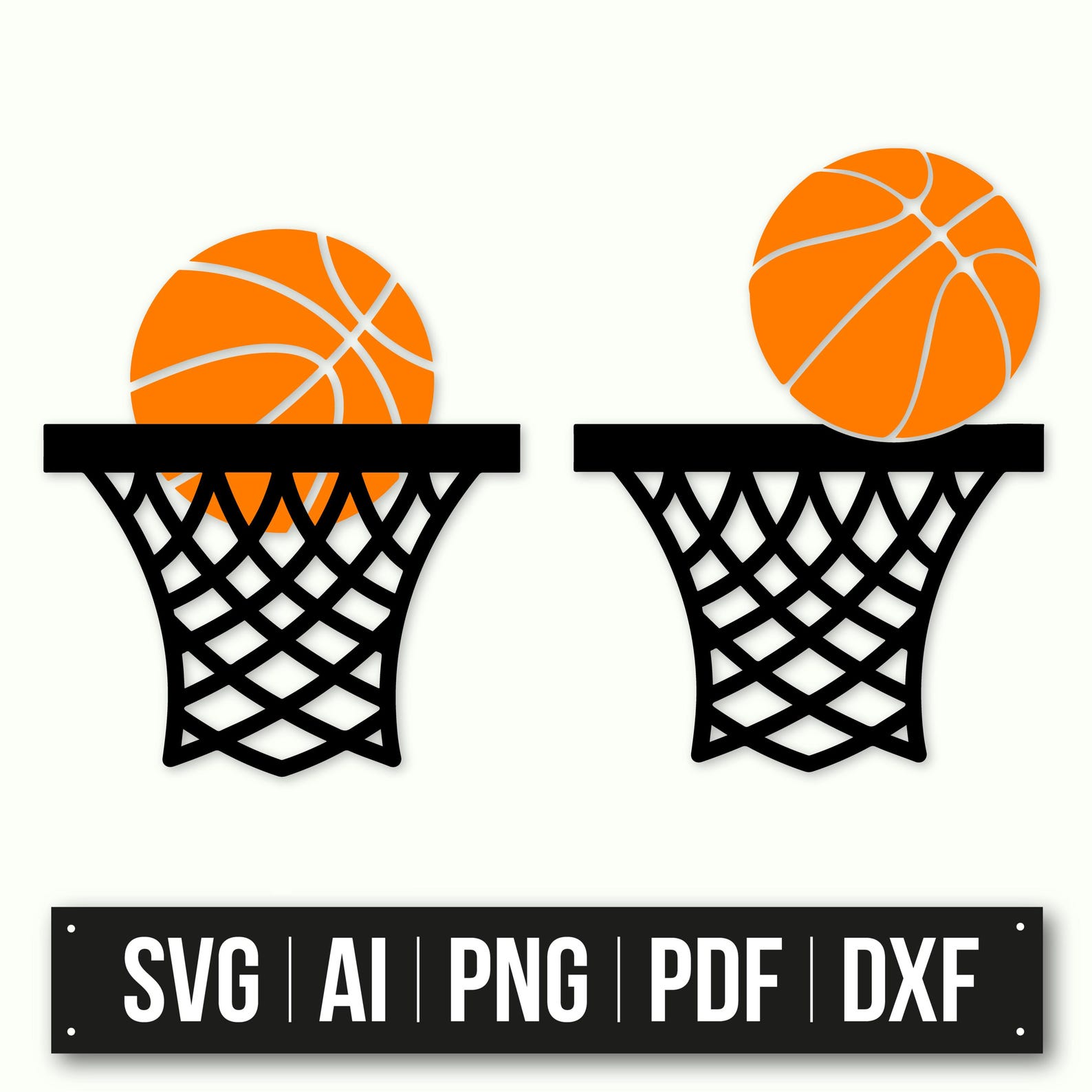 Basketball Hoop SVG | Instant Download | Basketball SVG | Sports ...