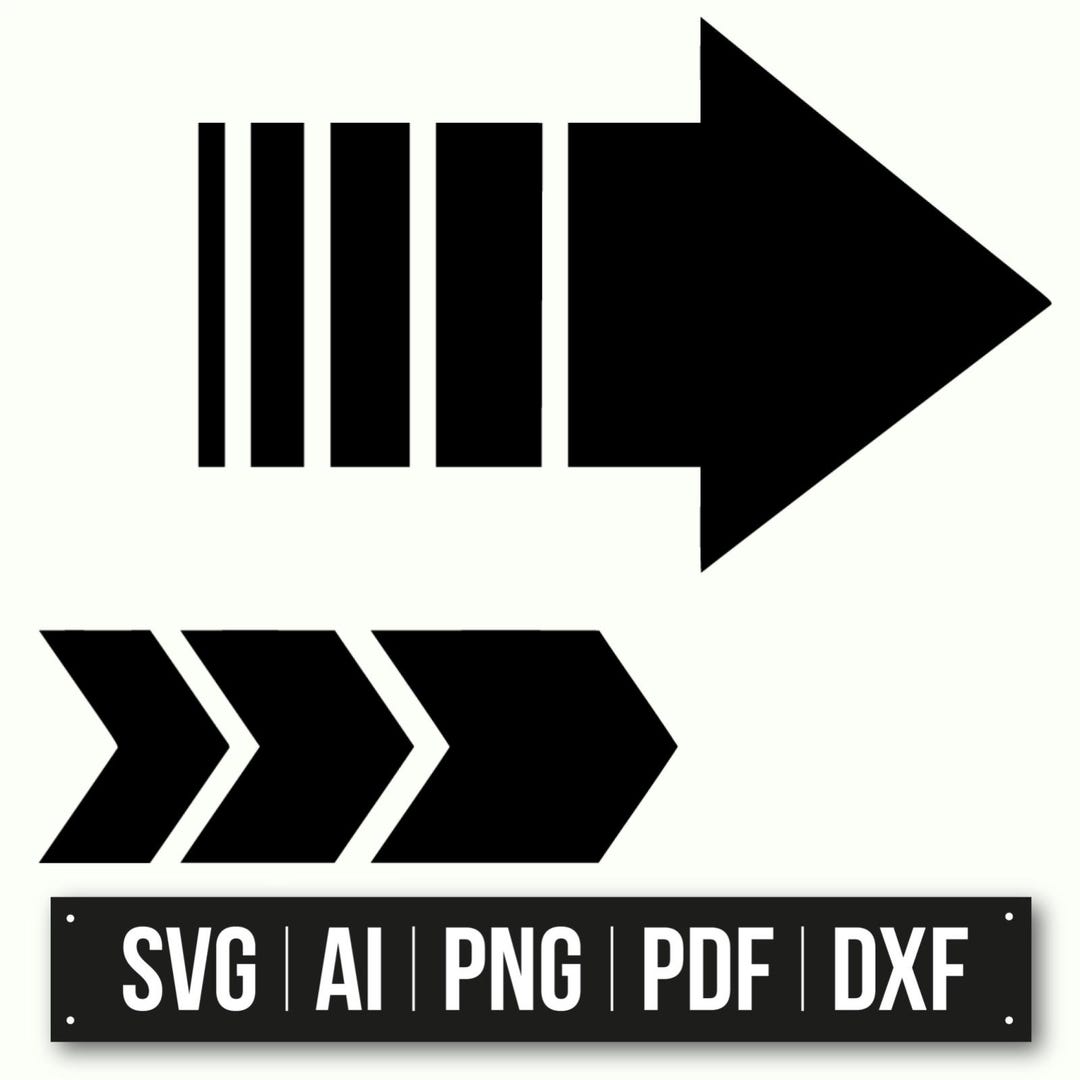 Minimalist Arrow Clipart Bundle | Instant Download | Vector Arrows SVG ...