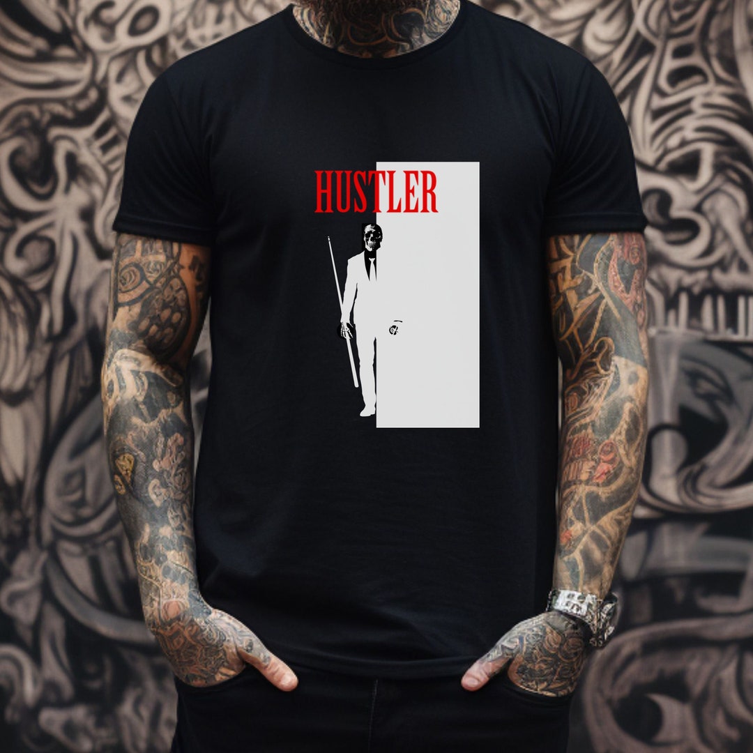Hustler Pool Player, Skull, Skeleton, Scarface, Billiards, Cue Sports ...