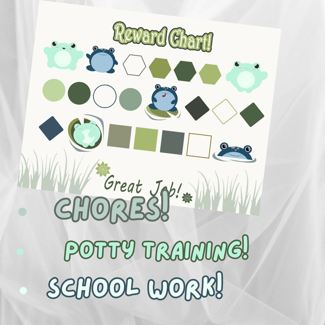 Reward Chart Potty Training Kid Reward Template Toddler Behavior ...