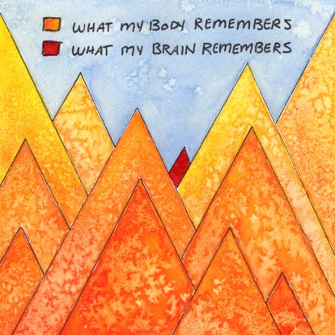 4 Art Therapy Cards - Understanding Different Types of Memories, Set of ...