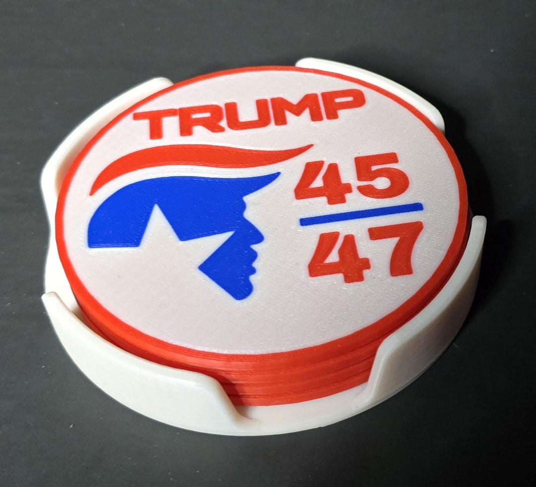 President Trump Coaster Set for MAGA Supporter of Freedom - Etsy