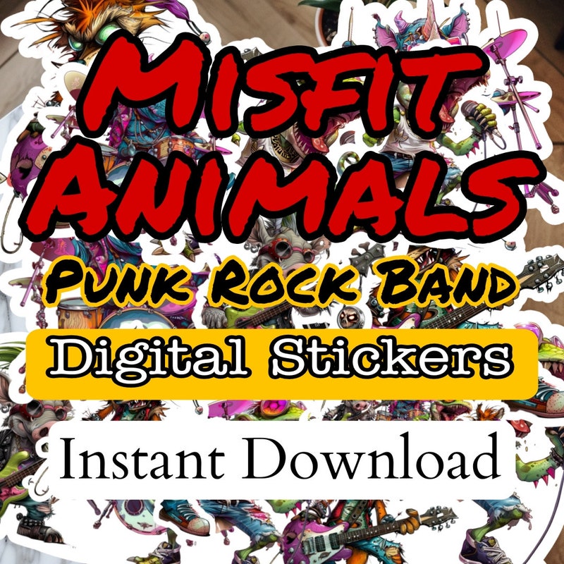 Rock Band Stickers - Etsy