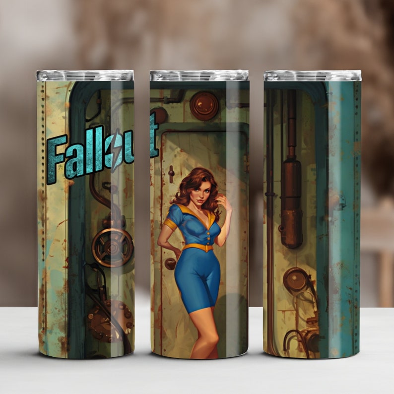 Fallout Vault Girl Pinup Tumbler Wrap Bundle - Etsy