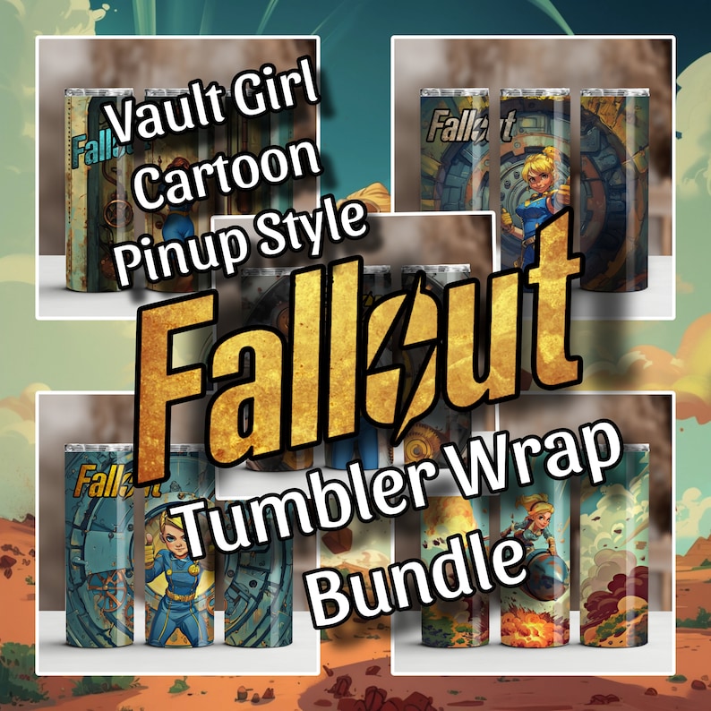 Fallout Vault Girl Pinup Tumbler Wrap Bundle - Etsy
