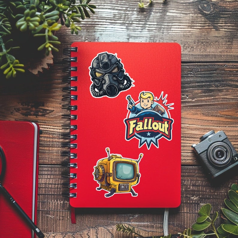 Fallout Printable Stickers Digital Decals for Post Apocalyptic ...