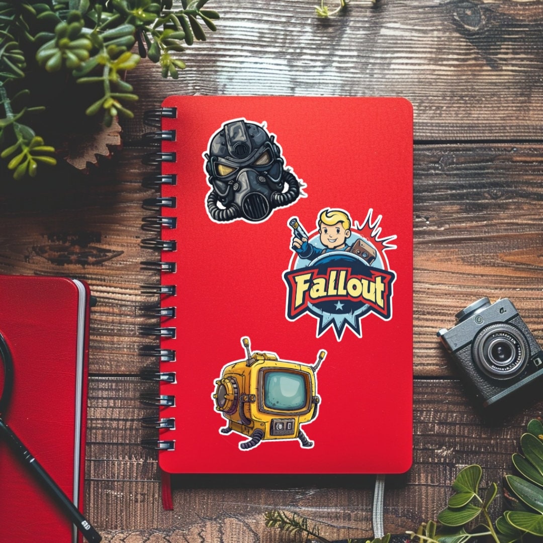 Fallout Printable Stickers Digital Decals for Post Apocalyptic ...