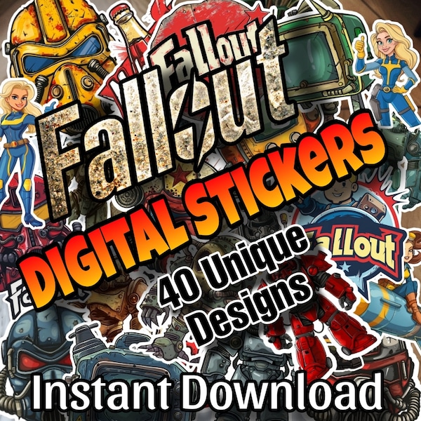 Fallout Stickers - Etsy