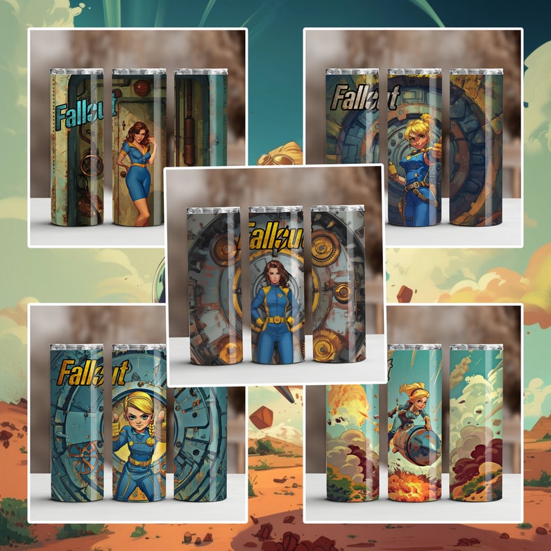 Fallout Vault Girl Pinup Tumbler Wrap Bundle - Etsy