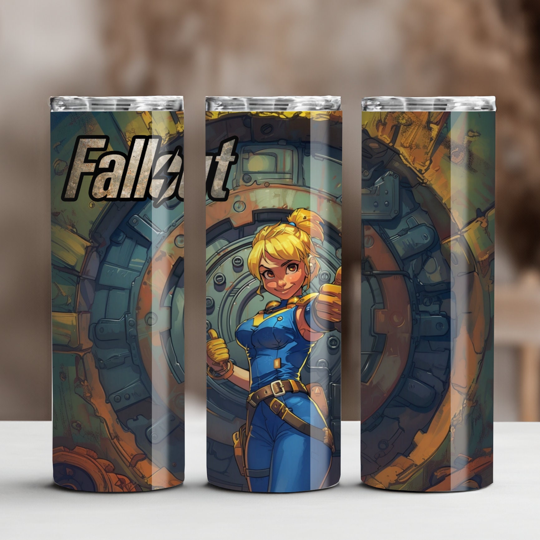Fallout Vault Girl Pinup Tumbler Wrap Bundle - Etsy