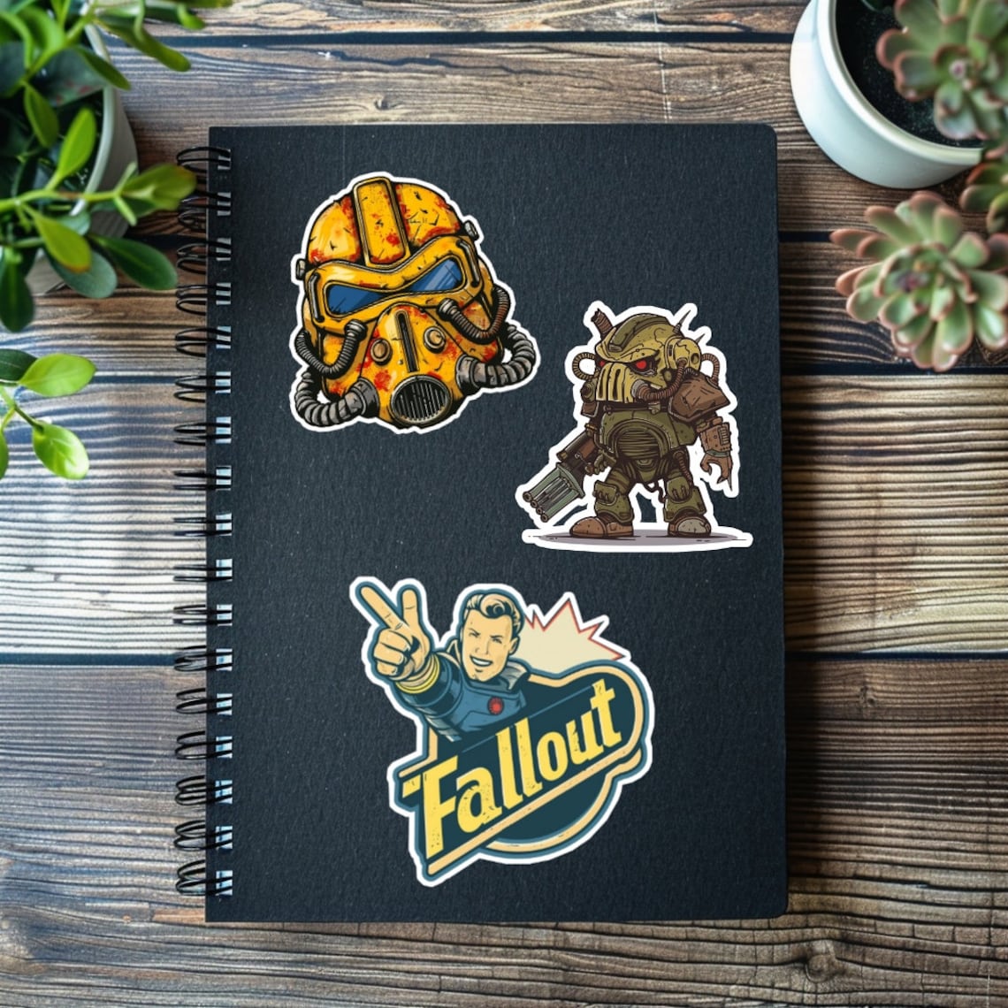 Fallout Printable Stickers Digital Decals for Post Apocalyptic ...