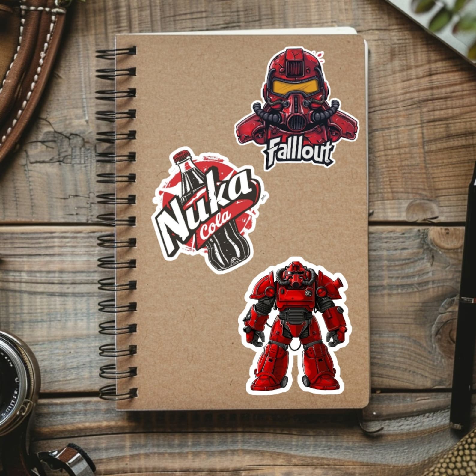 Fallout Printable Stickers Digital Decals for Post Apocalyptic ...