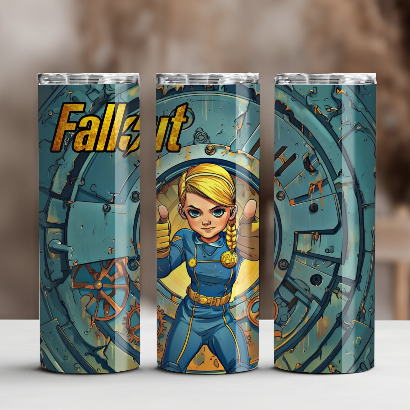 Fallout Vault Girl Pinup Tumbler Wrap Bundle - Etsy