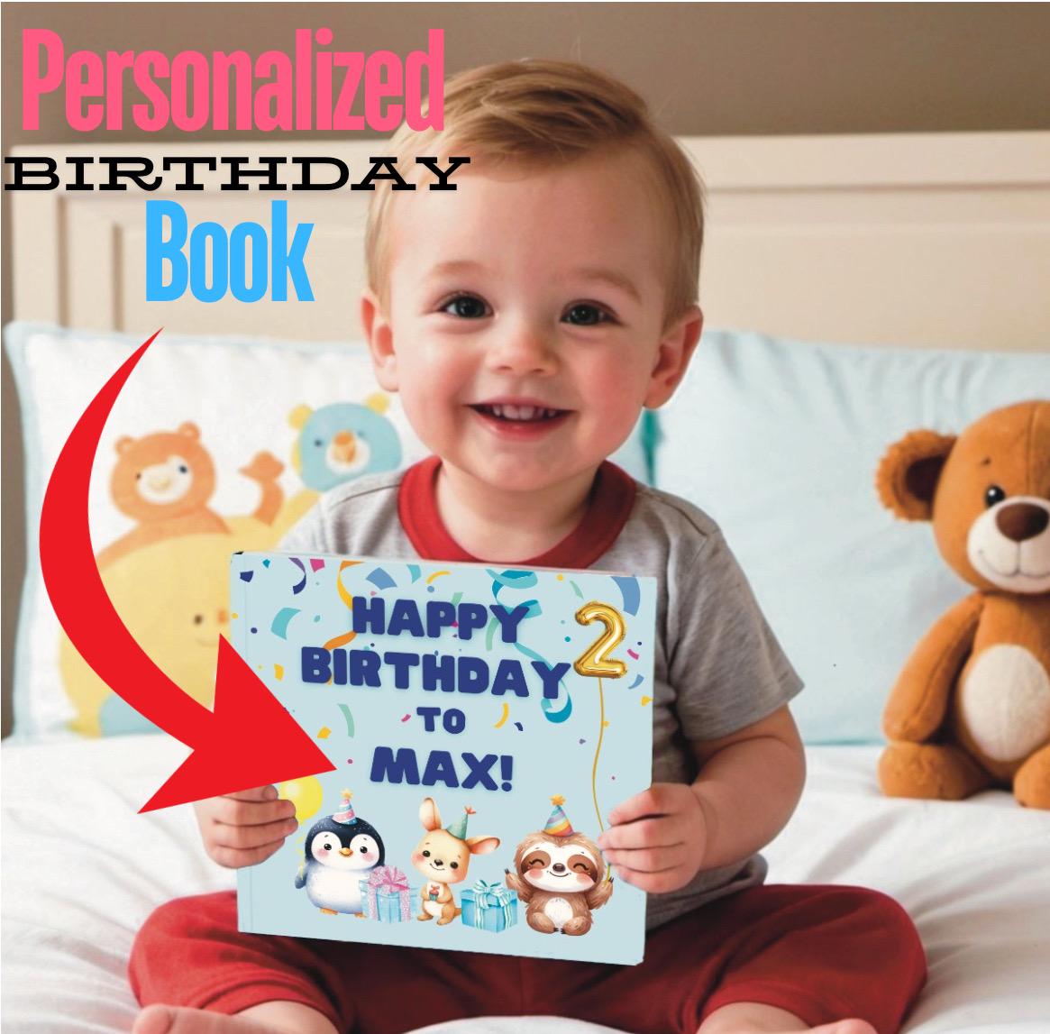 Personalized Birthday Book First Birthday Book Second Birthday Book ...