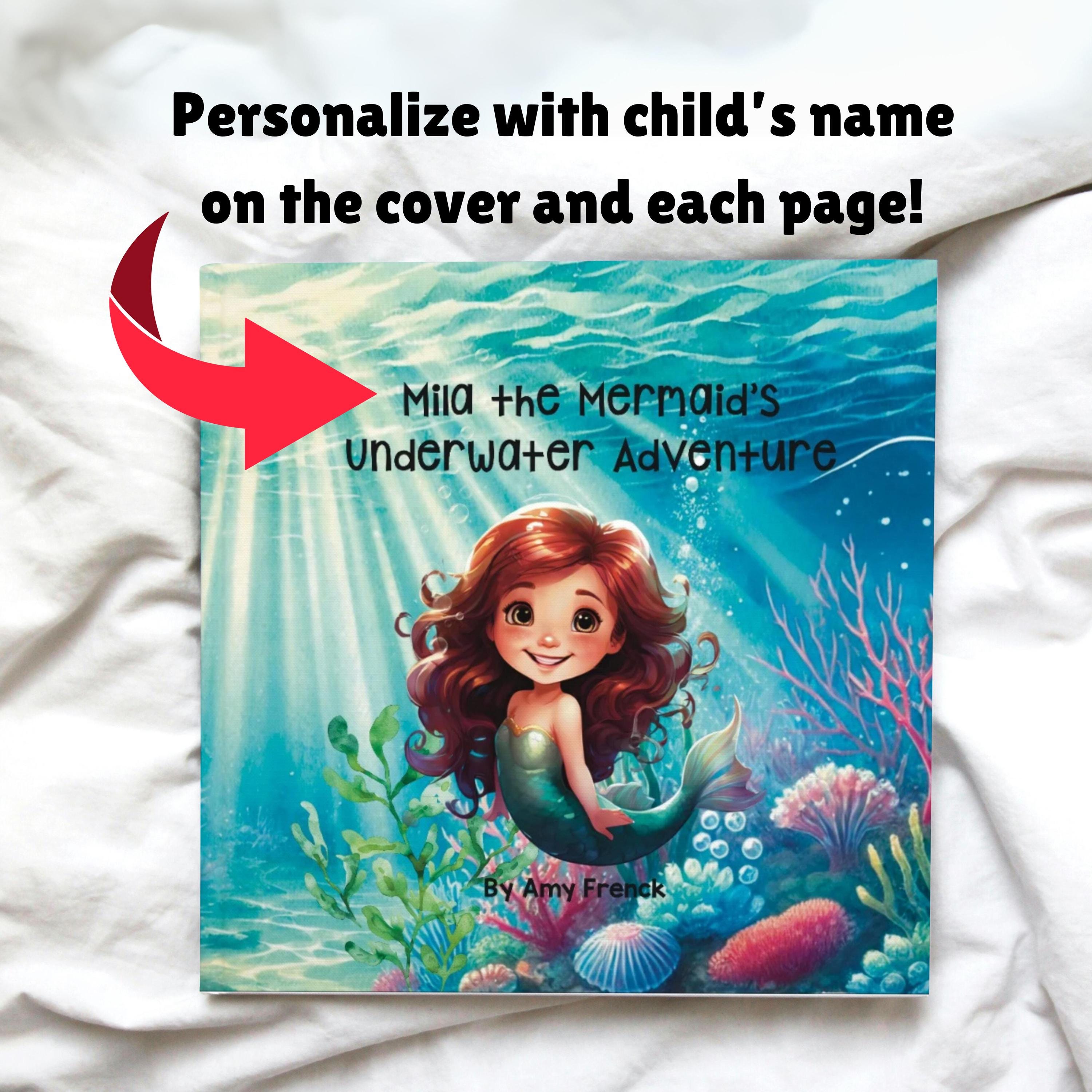 Personalized Childrens Book Childs Name the Mermaid's Underwater ...