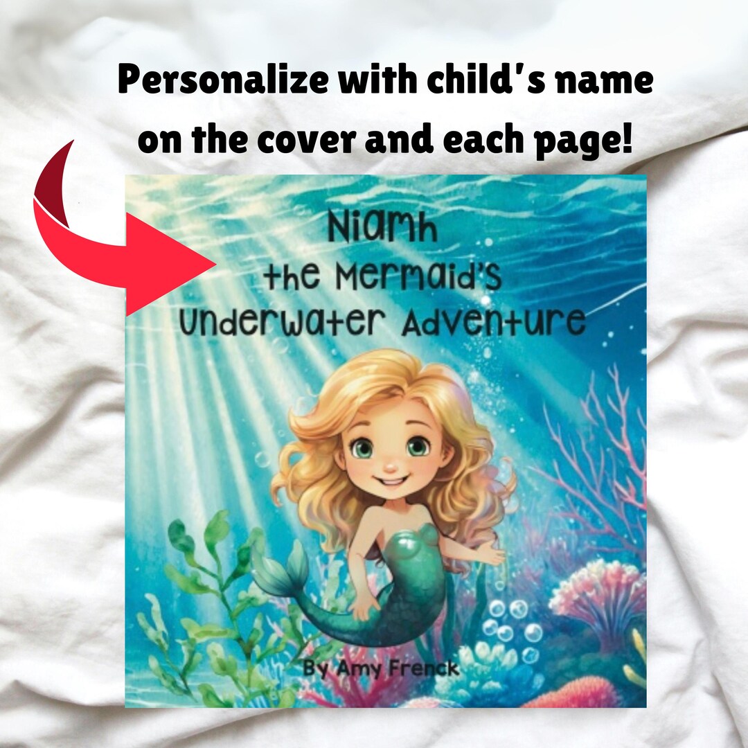 Personalized Children’s Book Child’s Name the Mermaid's Underwater ...