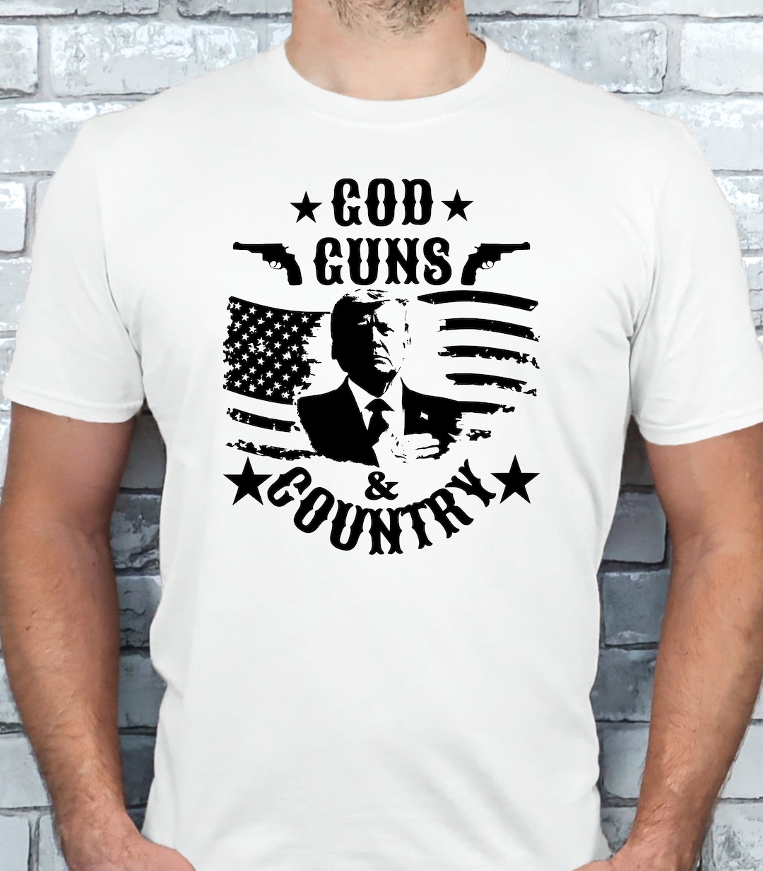 God Guns & Country* Graphic DTF Tee Shirt - Etsy