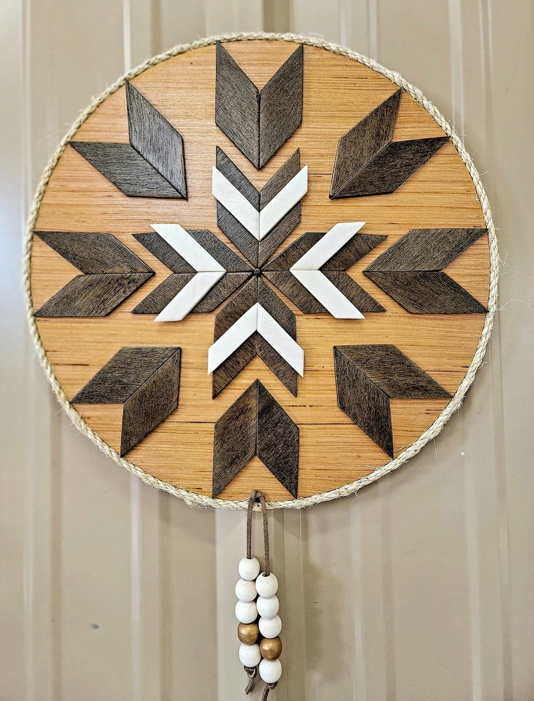 Concho - Round Wood Wall Art - Etsy