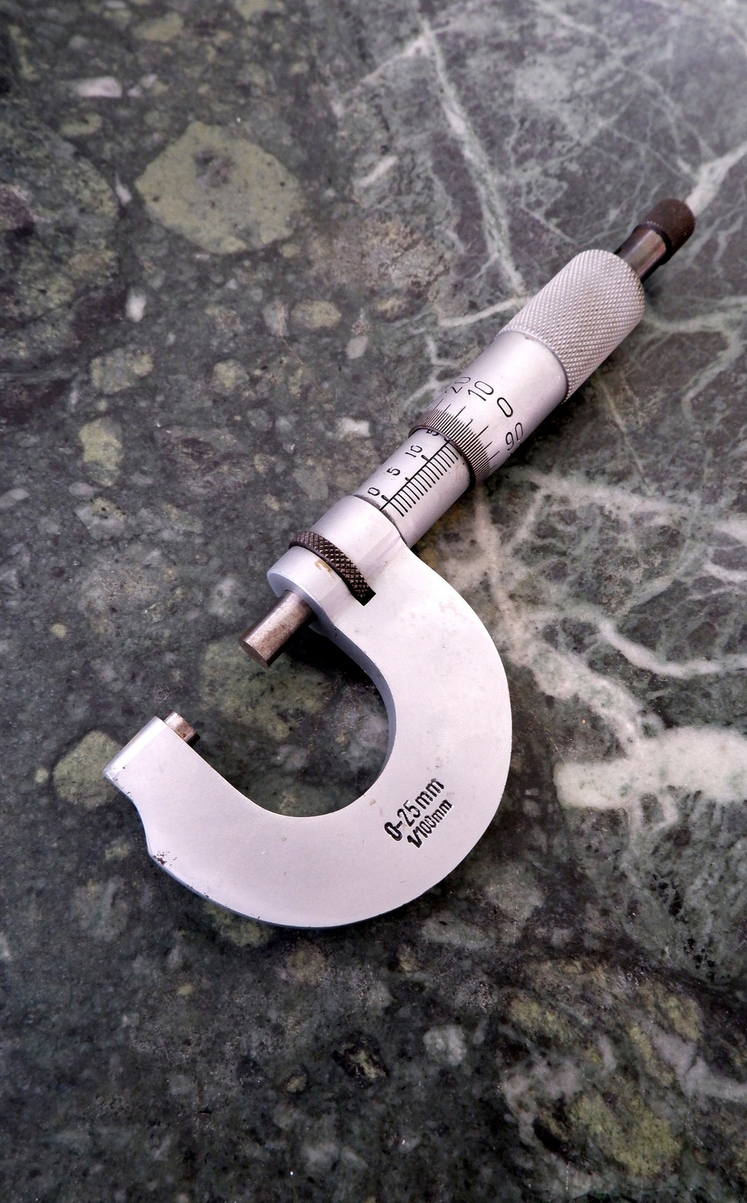 Micrometer 0-25mm: Chrome Finish Precision Measuring Tool - Etsy