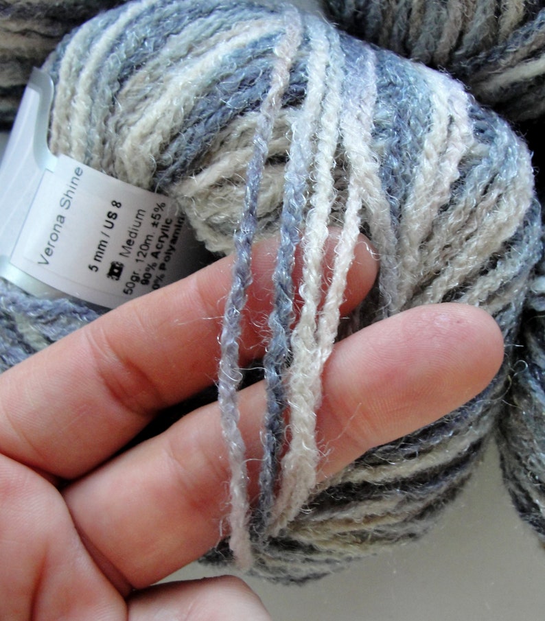 10 Skeins of Acrylic/ Polyamide Mix Yarn Medium Weight Yarn - Etsy