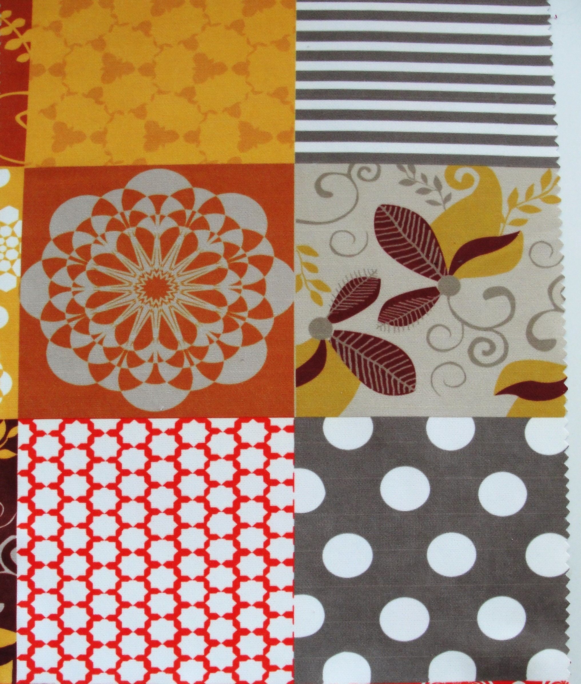 Patchwork Floral Fabric 6 Sample Pieces - Etsy