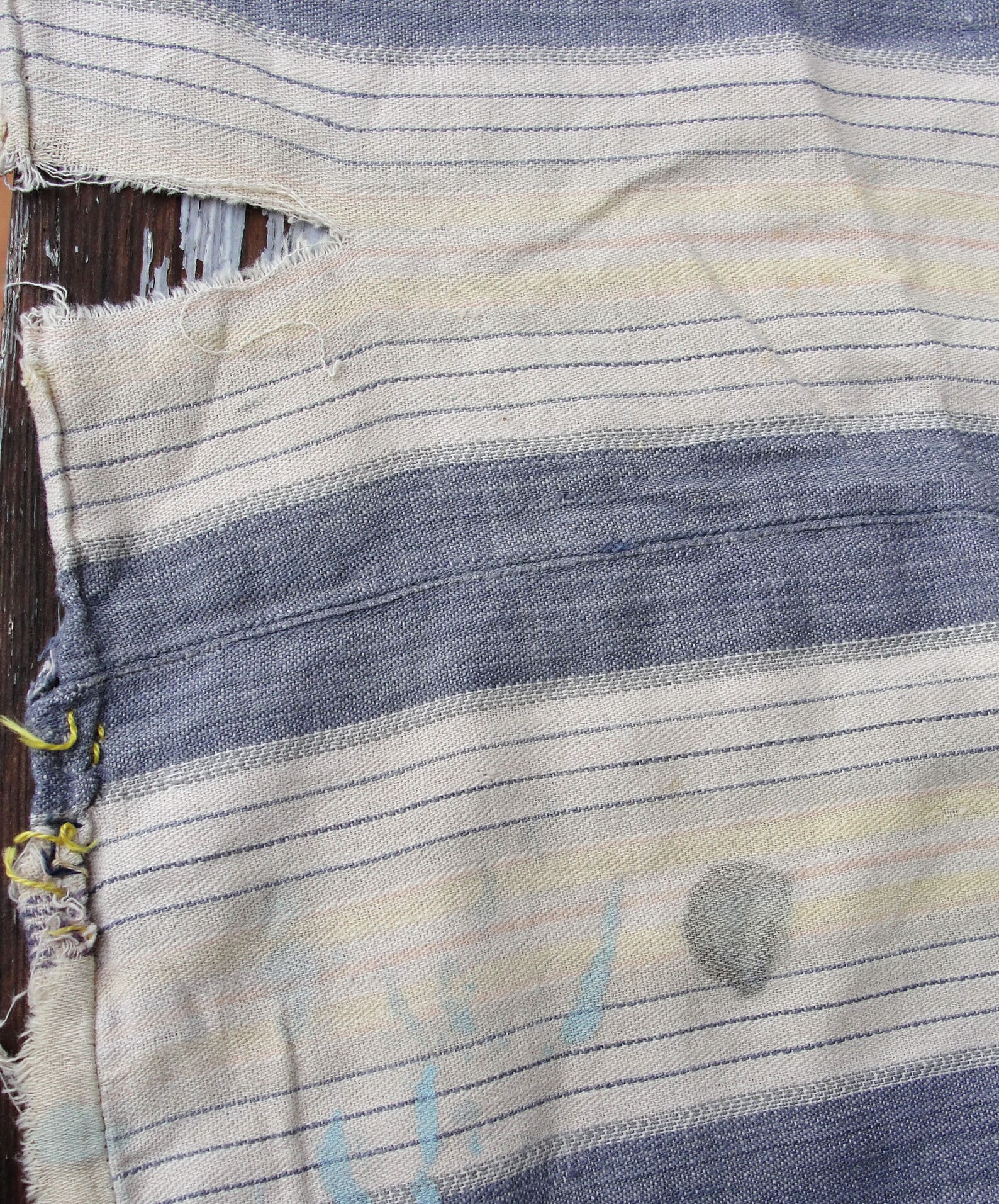 Soul Cloth Boro Cloth Patched Restored Fabric Faded Colors - Etsy