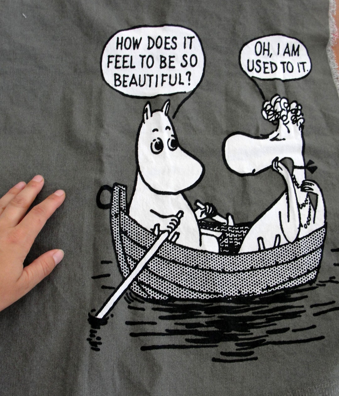 Moomin Fabric Cotton by Finlayson. Muumimamma Unelmoi, Satumuumi ...
