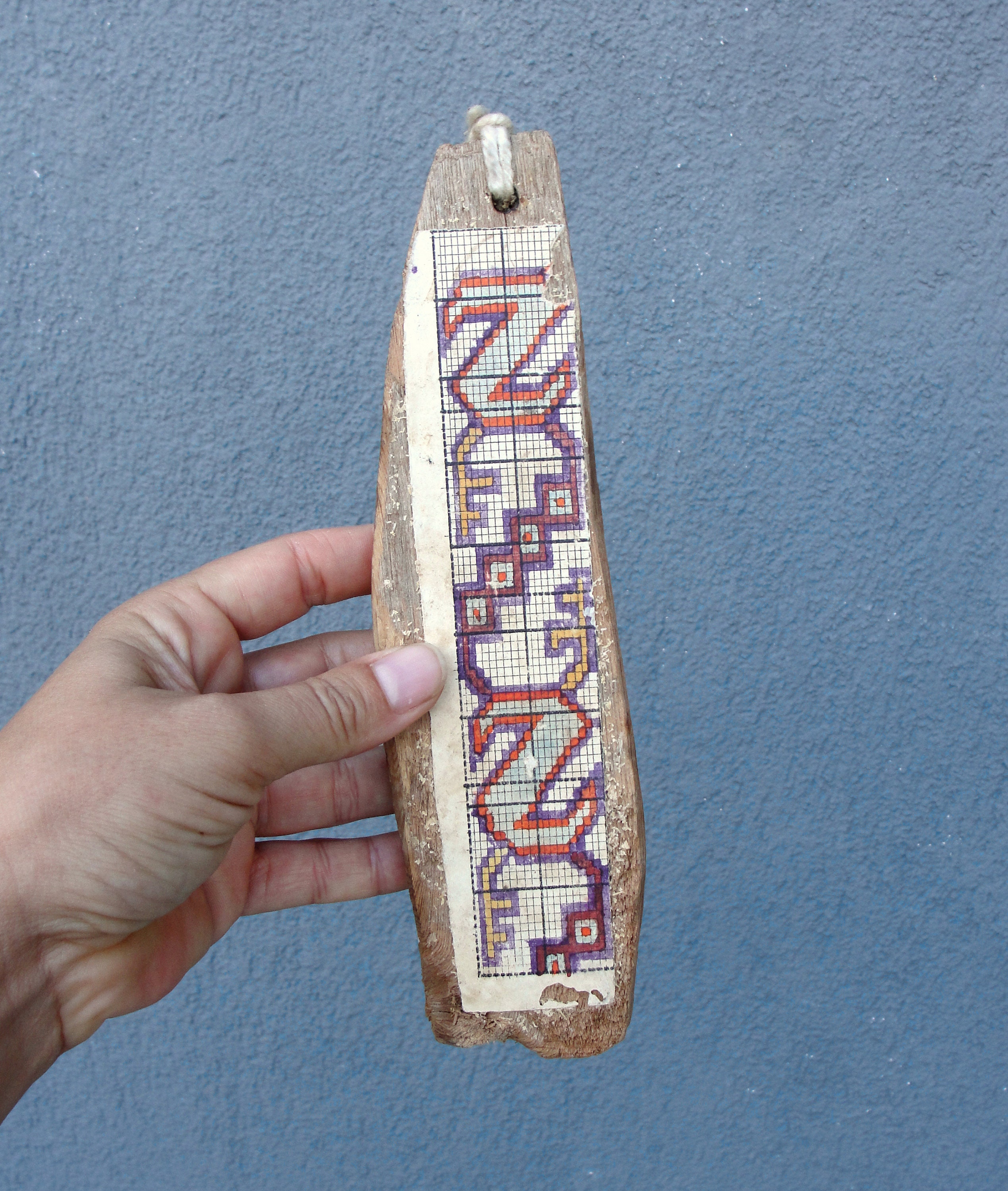 Vintage Weaving Tools, Spool, Shuttle and Weight, 1950s, Wooden Tools ...