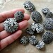 Fabric Covered Buttons Cotton 13pc - Etsy