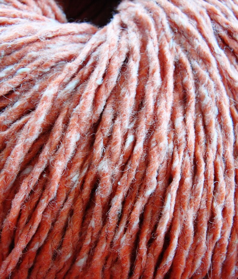 6 Balls of Yarn, 3 of Cotton and Linen Mix Yarn, 3 Acrylic, Worsted ...