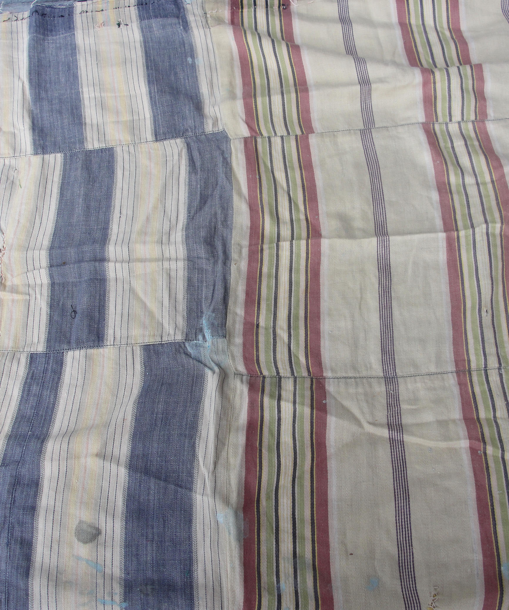 Soul Cloth Boro Cloth Patched Restored Fabric Faded Colors - Etsy