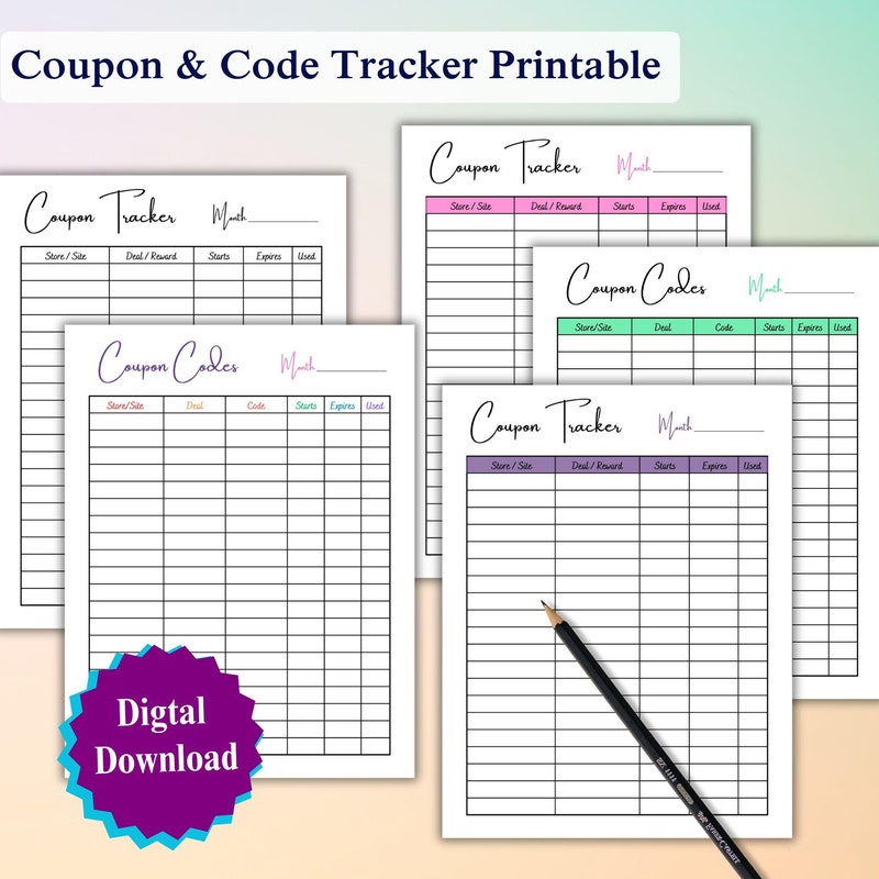 Coupon Organizer - Etsy