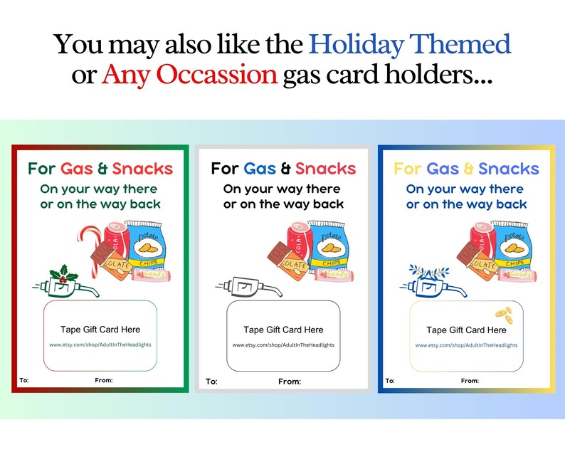 Printable Restaurant Gift Card Holder, Diner Gift Card Holder, Deli ...