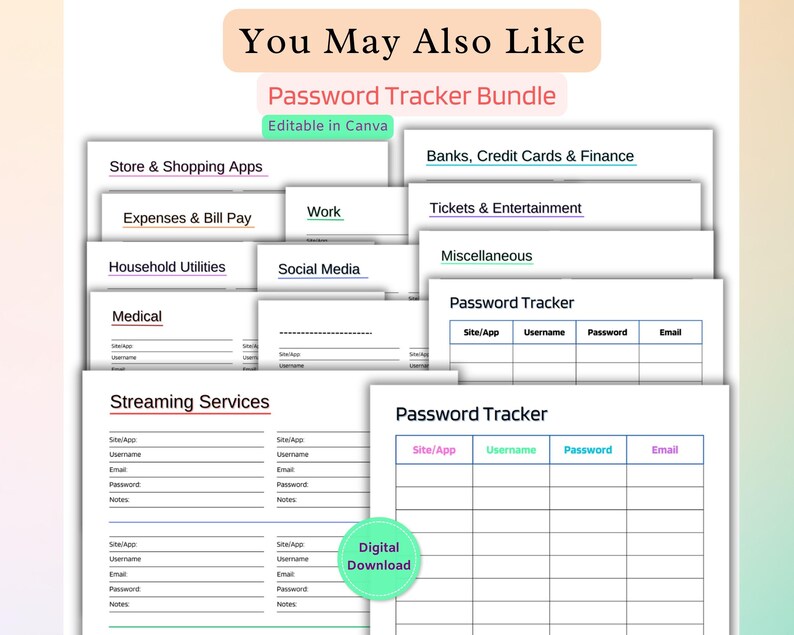 Coupon Tracker Printable, Coupon Code Tracker, Discount Sales Log ...