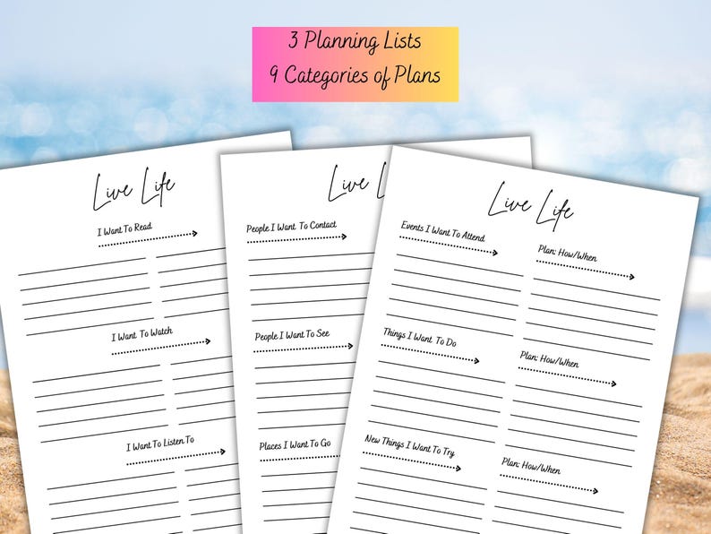 Editable Summer Planner Printable, Summer To-do List Printable ...