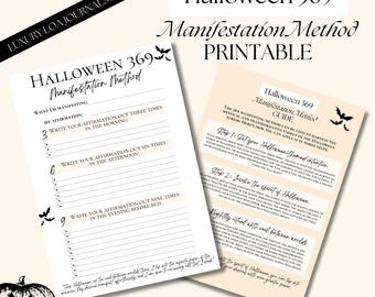 369 Manifestation Method Printable PDF - Etsy