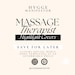 Massage Therapist Instagram Highlight Covers: Spa Branding Kit (canva ...