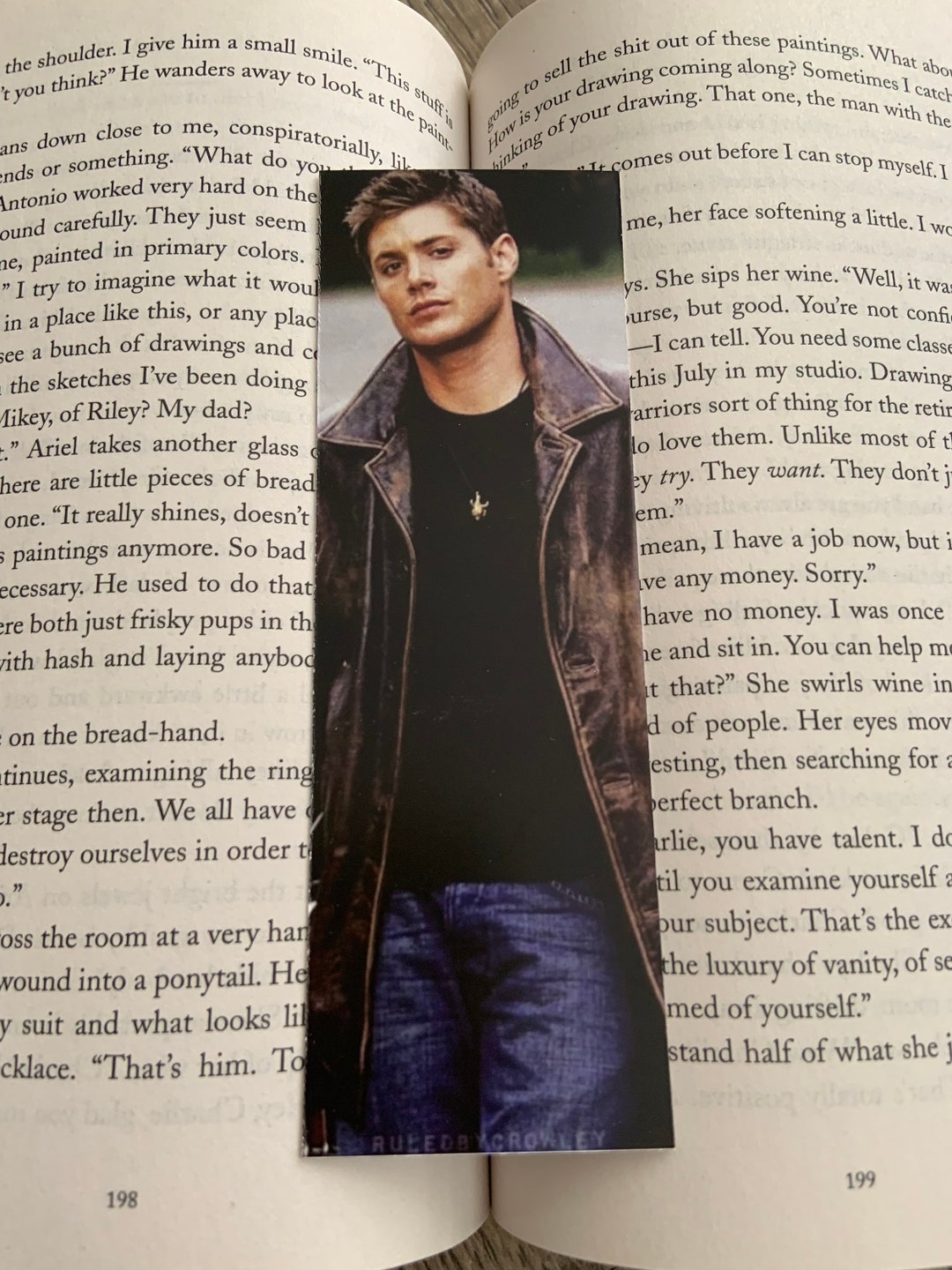 Dean Winchester Bookmark-supernatural - Etsy