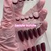 Baddie Bundle Custom Matching Finger & Toe Press on Nails | Custom ...