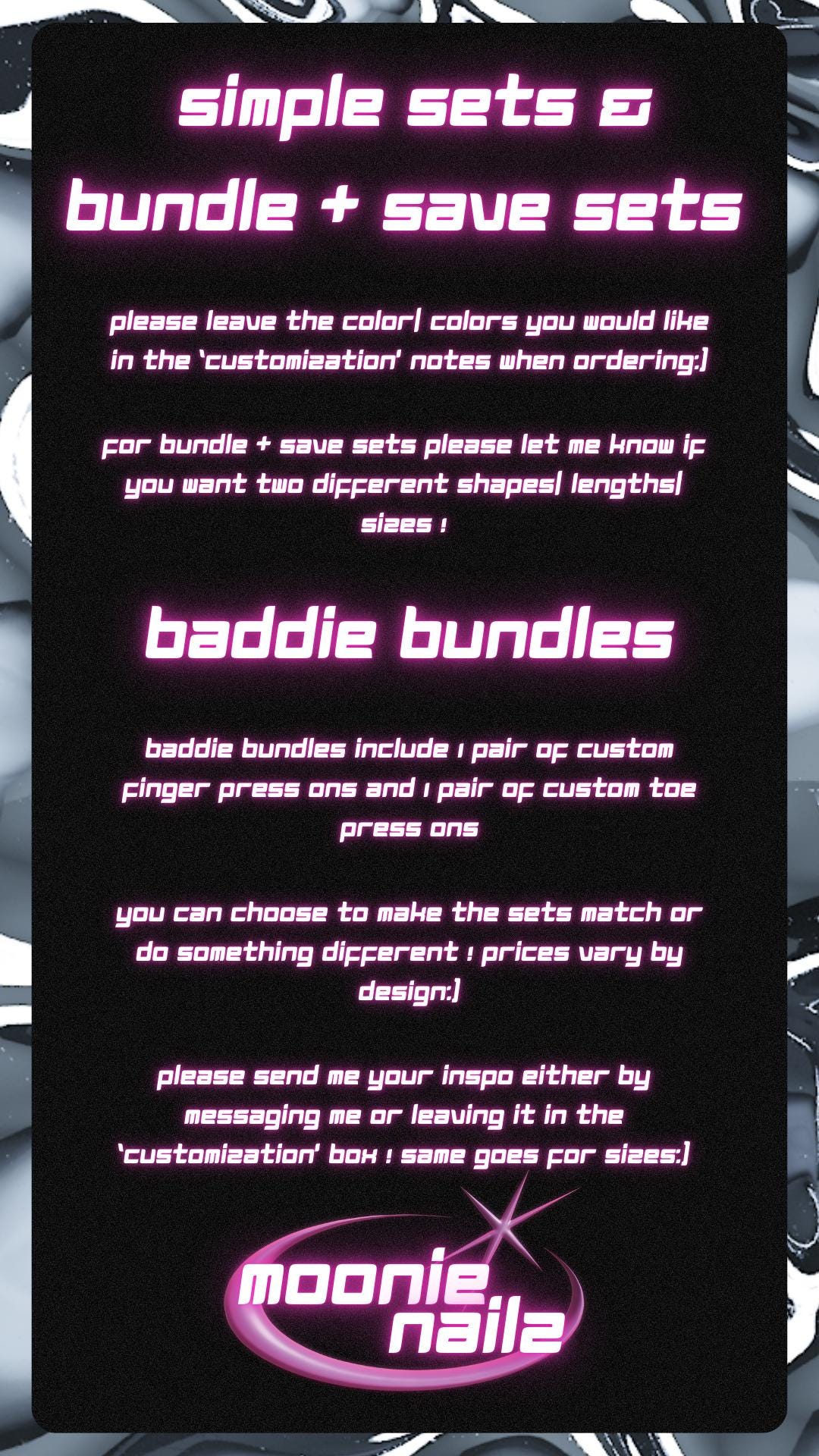 Baddie Bundle Custom Matching Finger & Toe Press on Nails | Custom ...