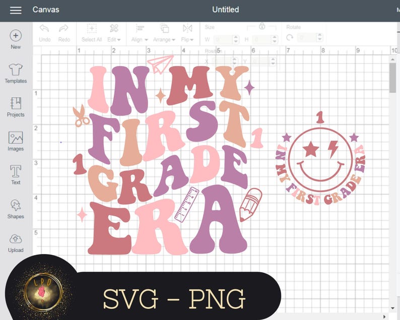 In My First Grade Era SVG for Girls, in My 1st Grade Era SVG, PNG ...