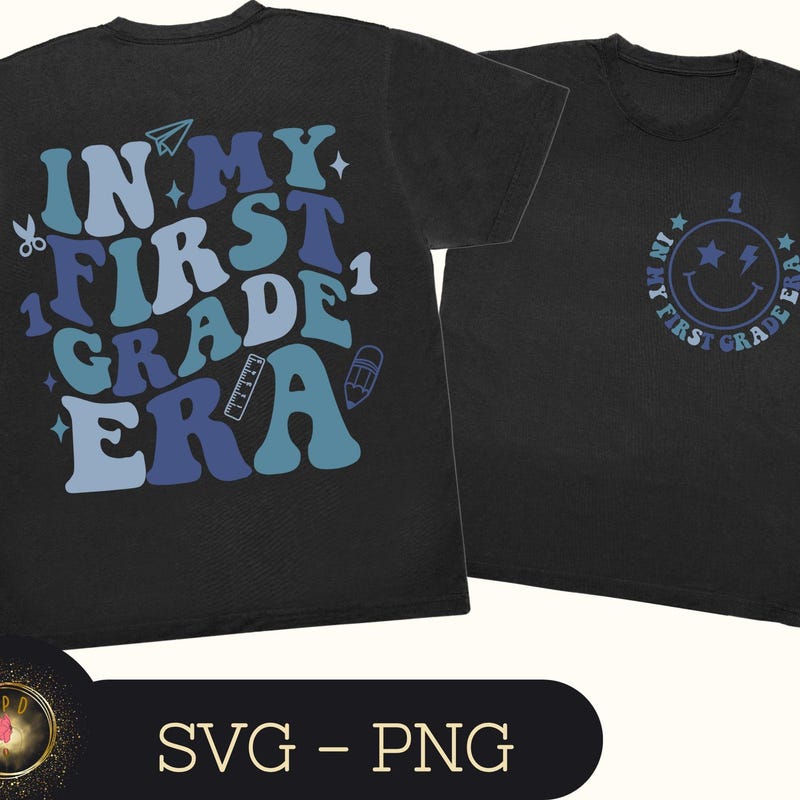 First Grade Boy Svg - Etsy
