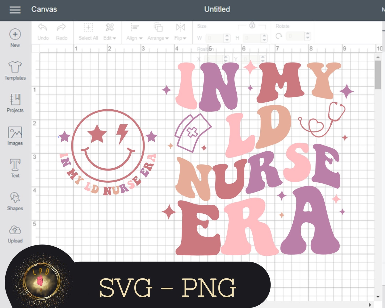 In My LD Nurse Era Svg, in My LD Nurse Era Png, Nurse Shirt Svg, Ld ...