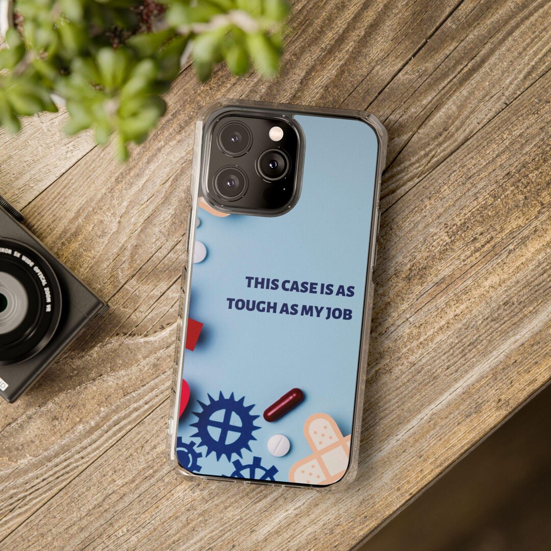 Magnetic Clear Impact Case Funny Medical Phone Case Funny Doctor Phone ...
