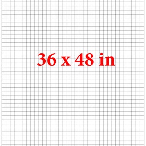 White Paper 1 X 1 Inch Gridded Battle Maps (various Sizes) - Etsy