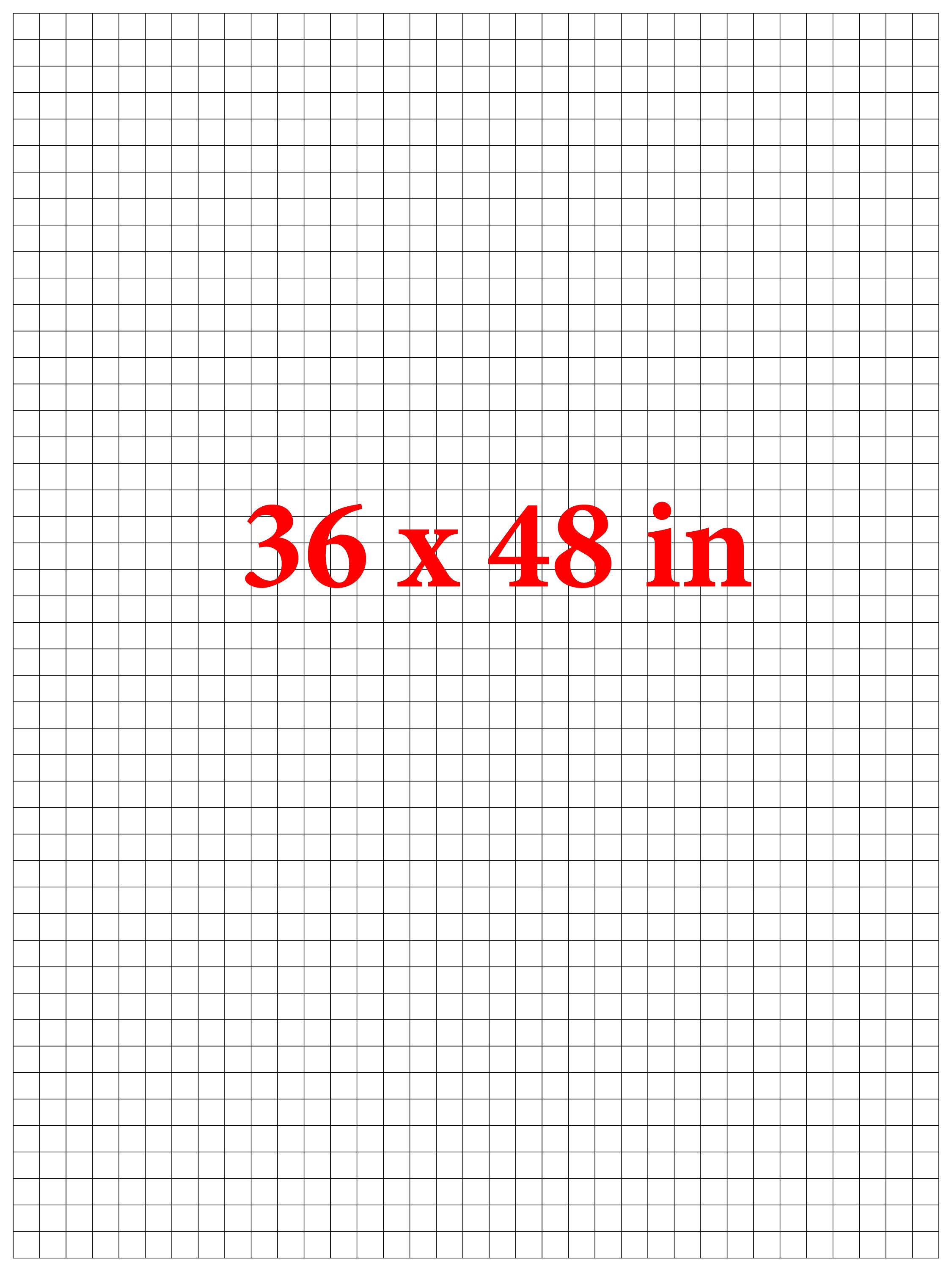 White Paper 1 X 1 Inch Gridded Battle Maps (various Sizes) - Etsy