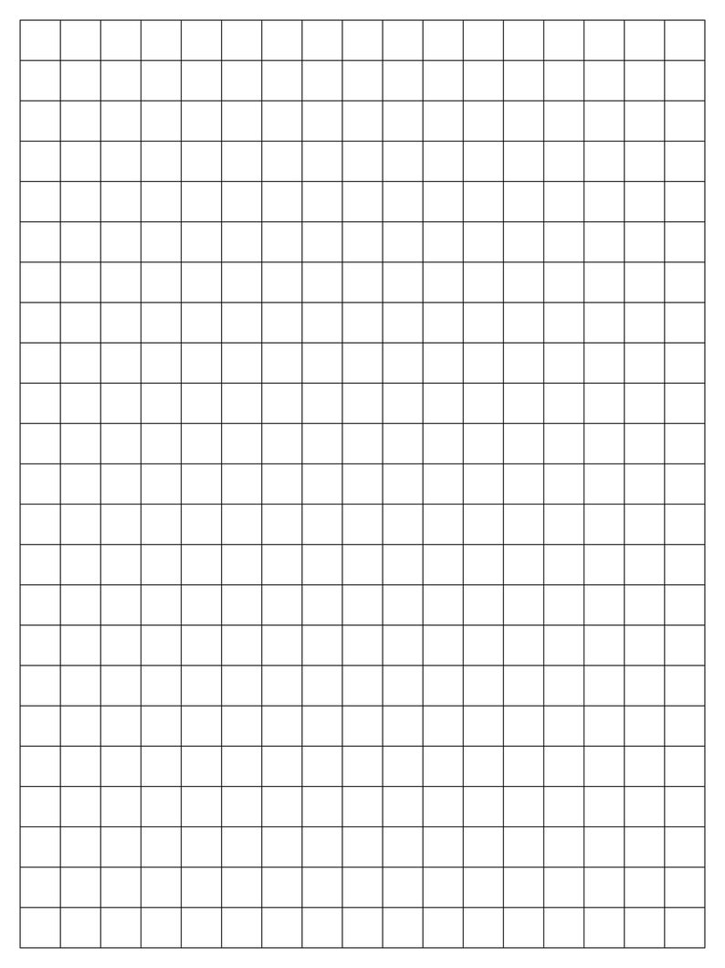 White Paper 1 X 1 Inch Gridded Battle Maps (various Sizes) - Etsy